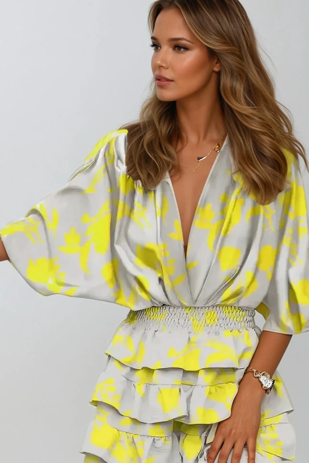 The Stephanie Ruffle Dress – Adriana Sydney